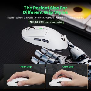 IFYOO G59 2.4G/BT/Wired Wireless Gaming Mouse, Rechargeable Type-C Port ...