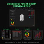 IFYOO G59 2.4G/BT/Wired Wireless Gaming Mouse, Rechargeable Type-C Port ...